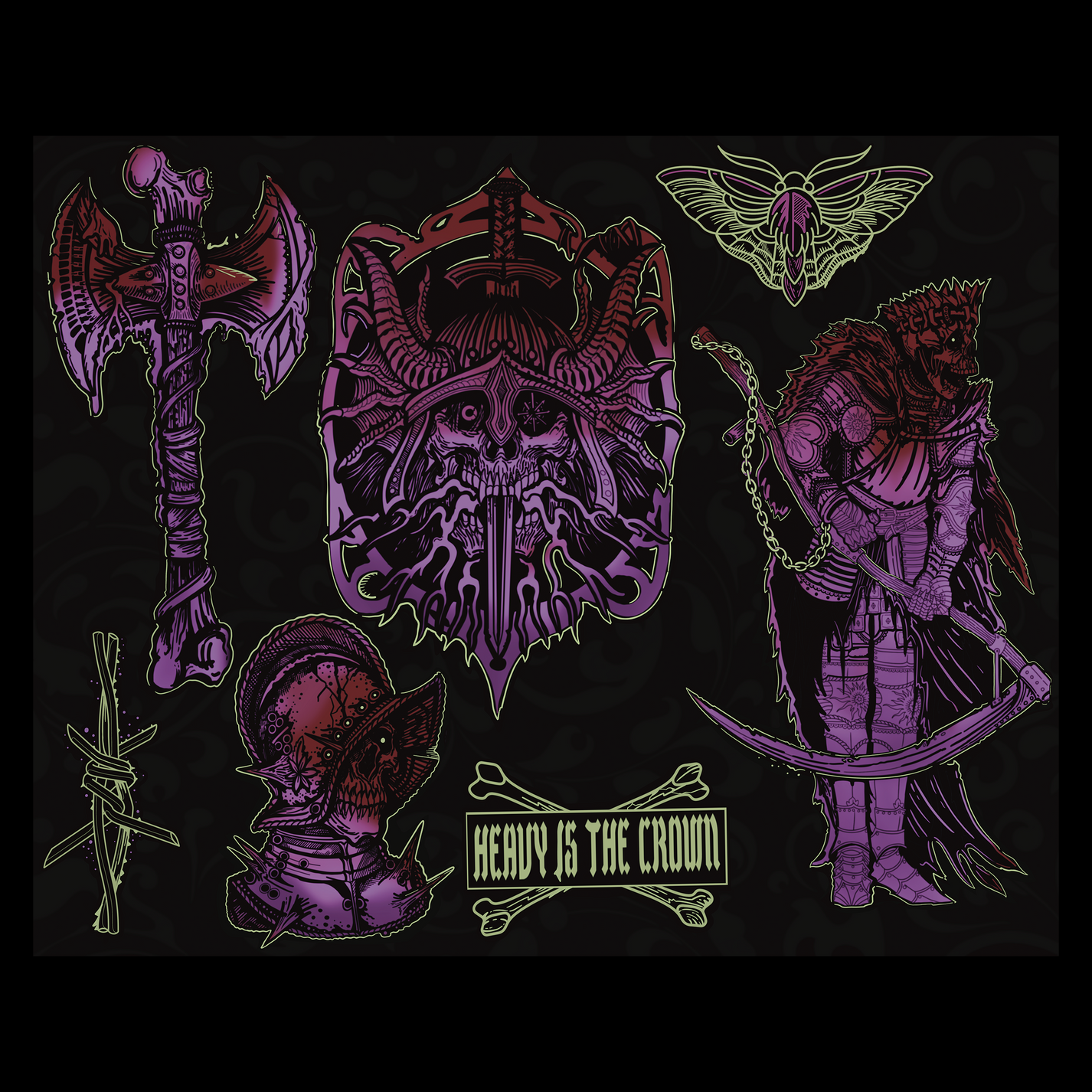 Heavy Is The Crown Legendary Sticker Pack – Phaselineco