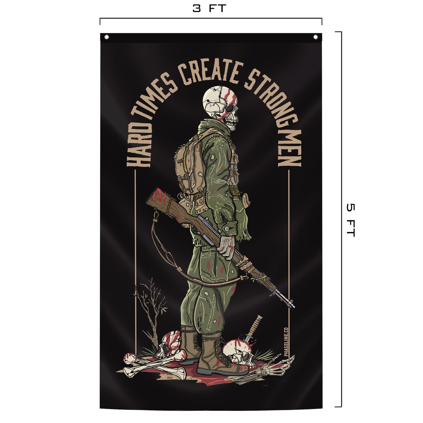 Hard Times Flag – Phaselineco