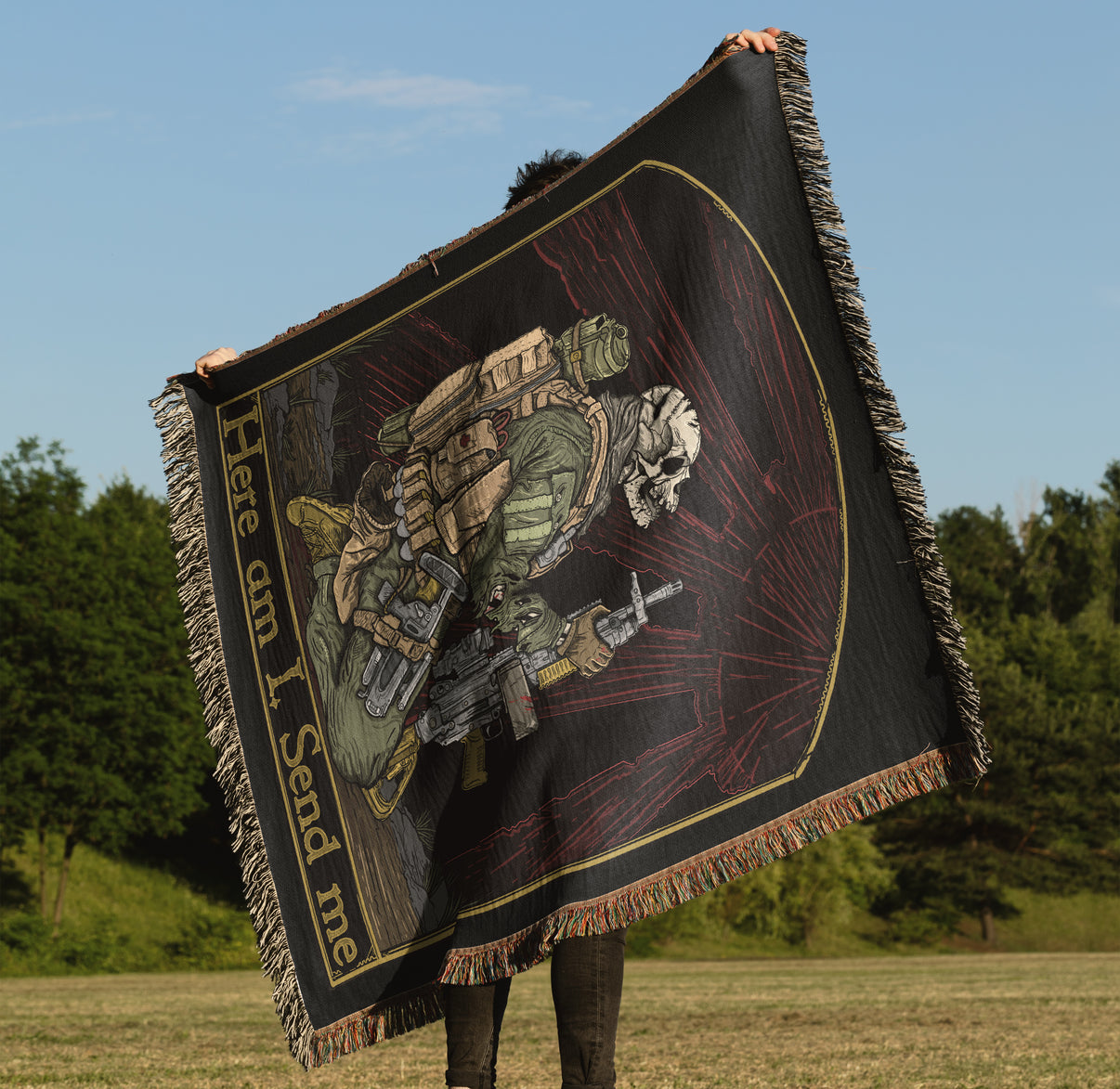 Send Me Woven Blanket – Phaselineco