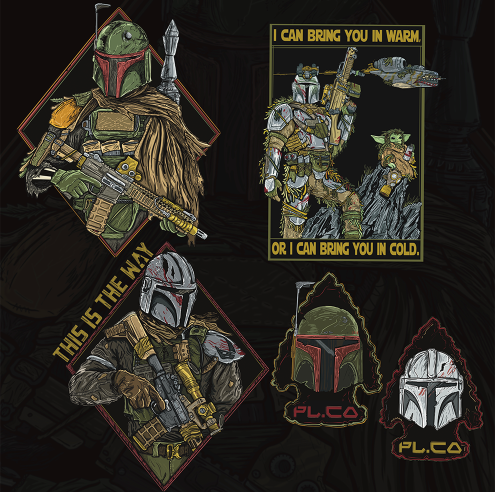 Bounty Hunter Sticker Pack – Phaselineco