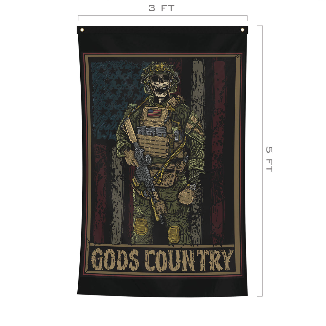 Gods Country Flag – Phaselineco