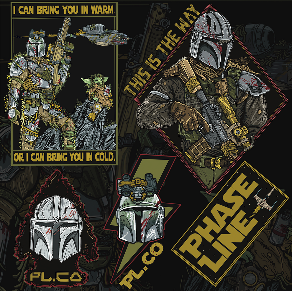 Mando Sticker Pack – Phaselineco