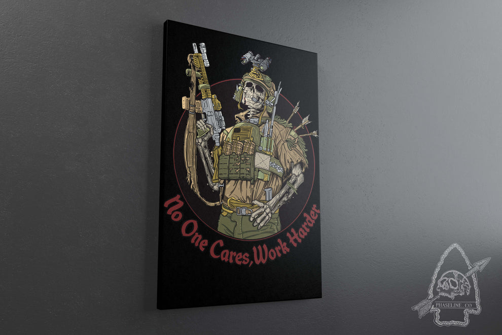 Work Harder Canvas – Phaselineco